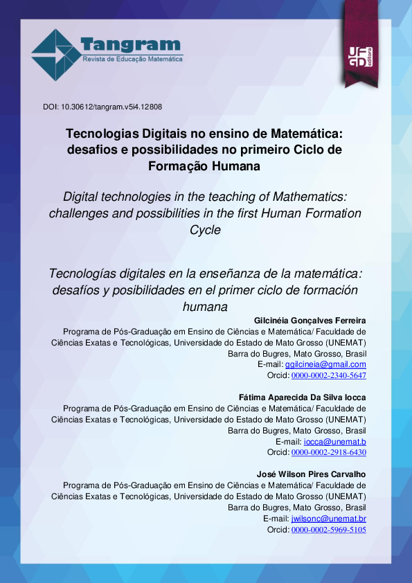 Tecnologias digitais no ensino de matemática: desafios e possibilidades ...