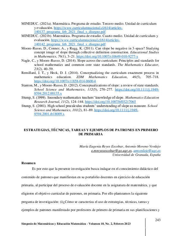 Estrategias, técnicas, tareas y ejemplos de patrones en primero de primaria - Funes